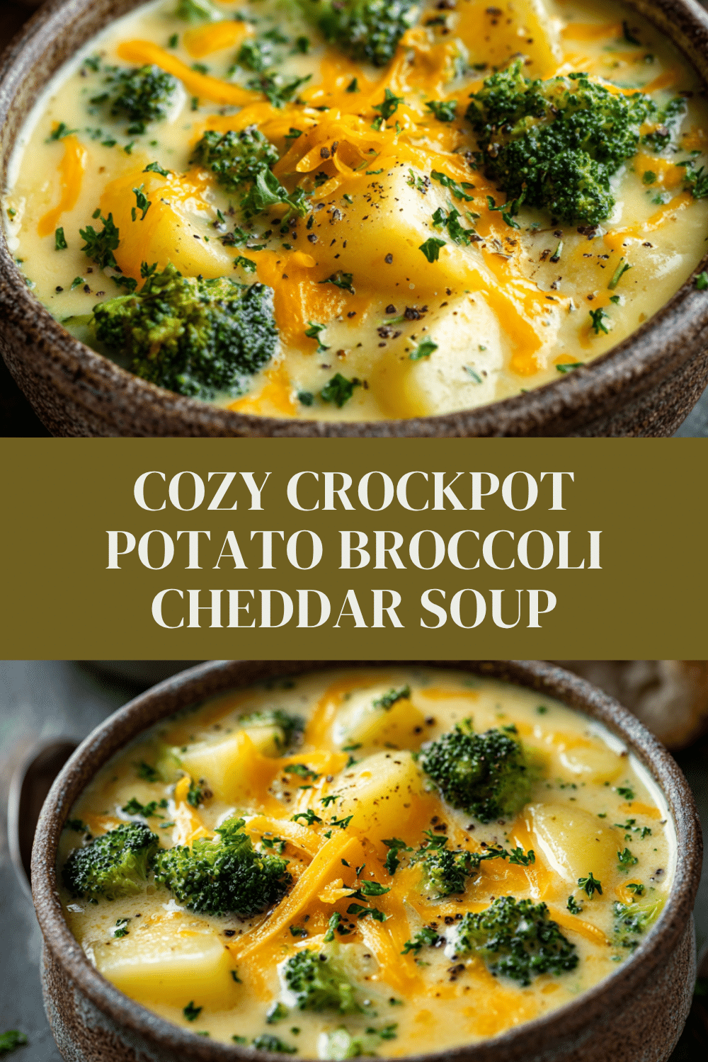 Crockpot Potato Broccoli Cheddar Soup Creamy Comfort In Every Spoonful