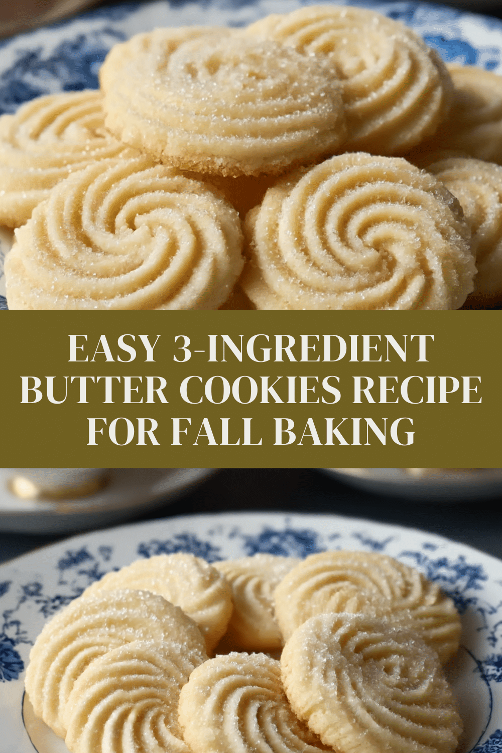 3-Ingredient Butter Cookies: Quick, Melt-in-Your-Mouth Delight
