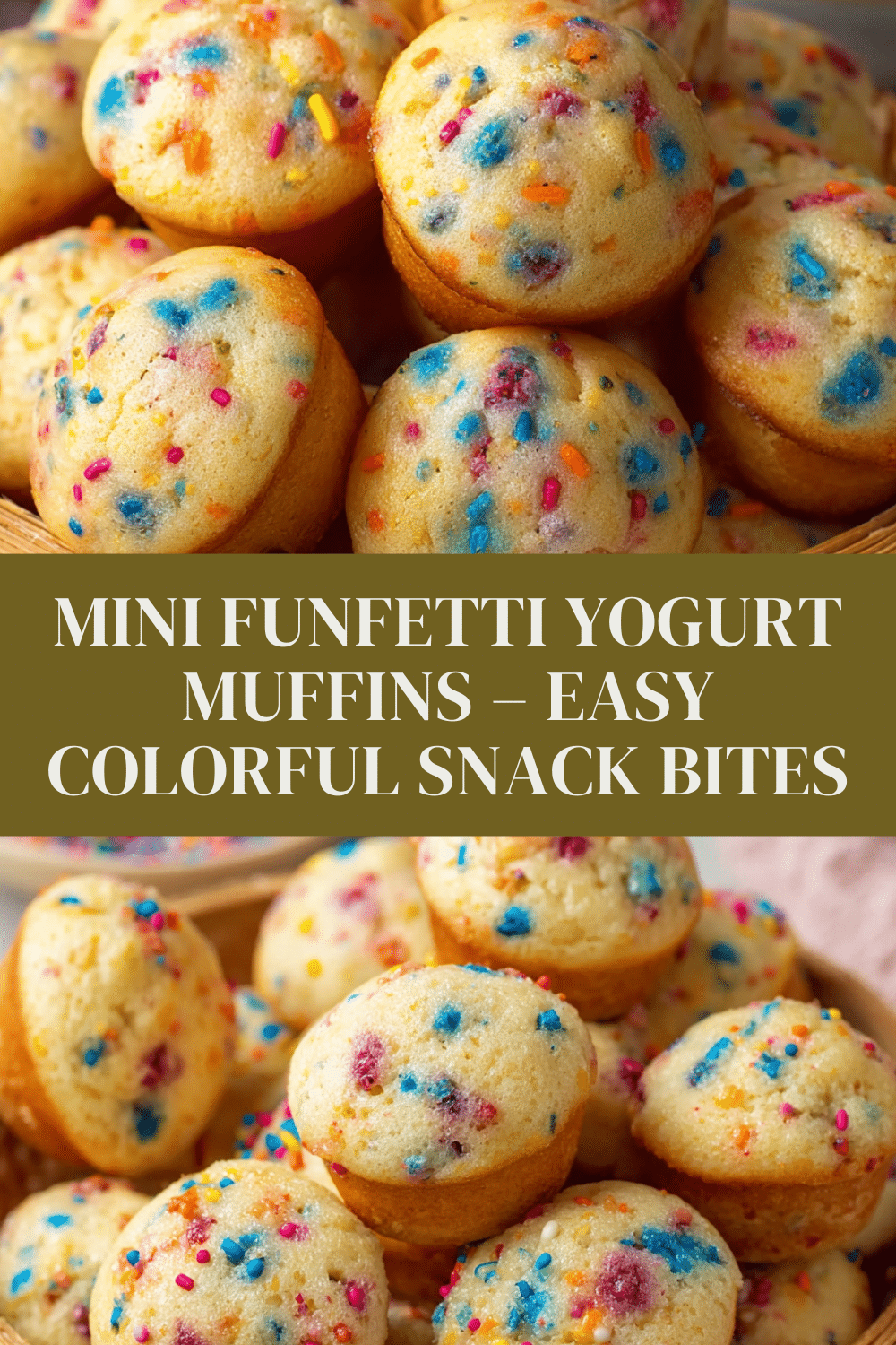 Mini Funfetti Yogurt Muffins: Colorful, Moist & Delicious Bites